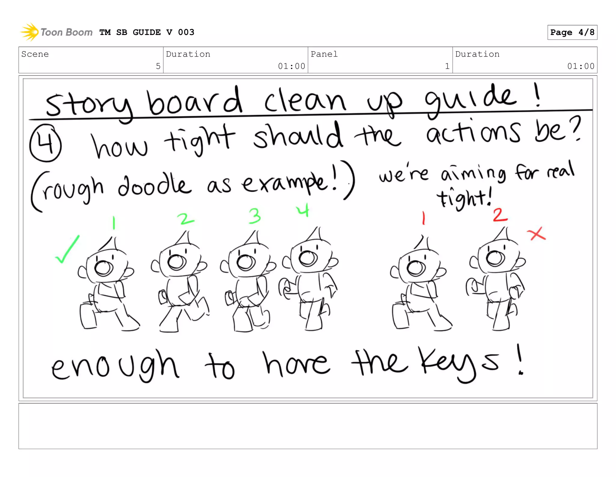 Storyboard Clean Up Guide | PDF