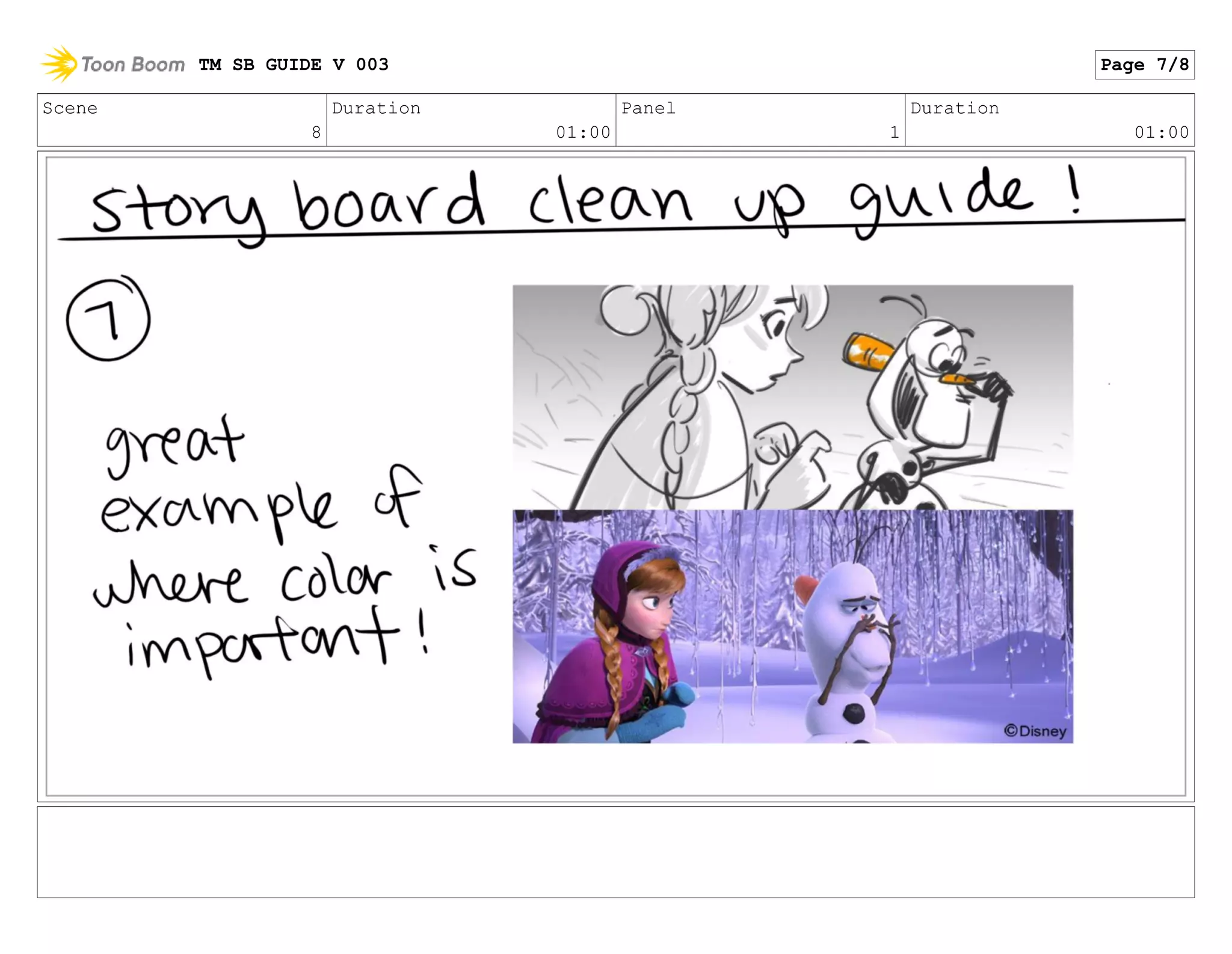 Storyboard Clean Up Guide | PDF