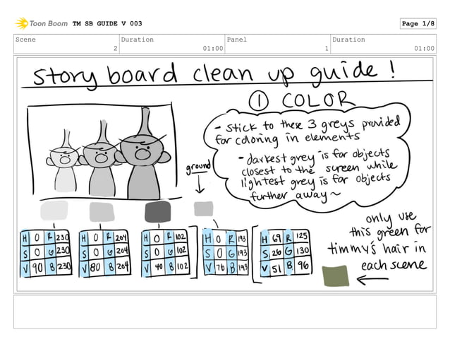 Storyboard Clean Up Guide | PDF