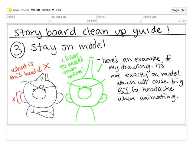 Storyboard Clean Up Guide | PDF
