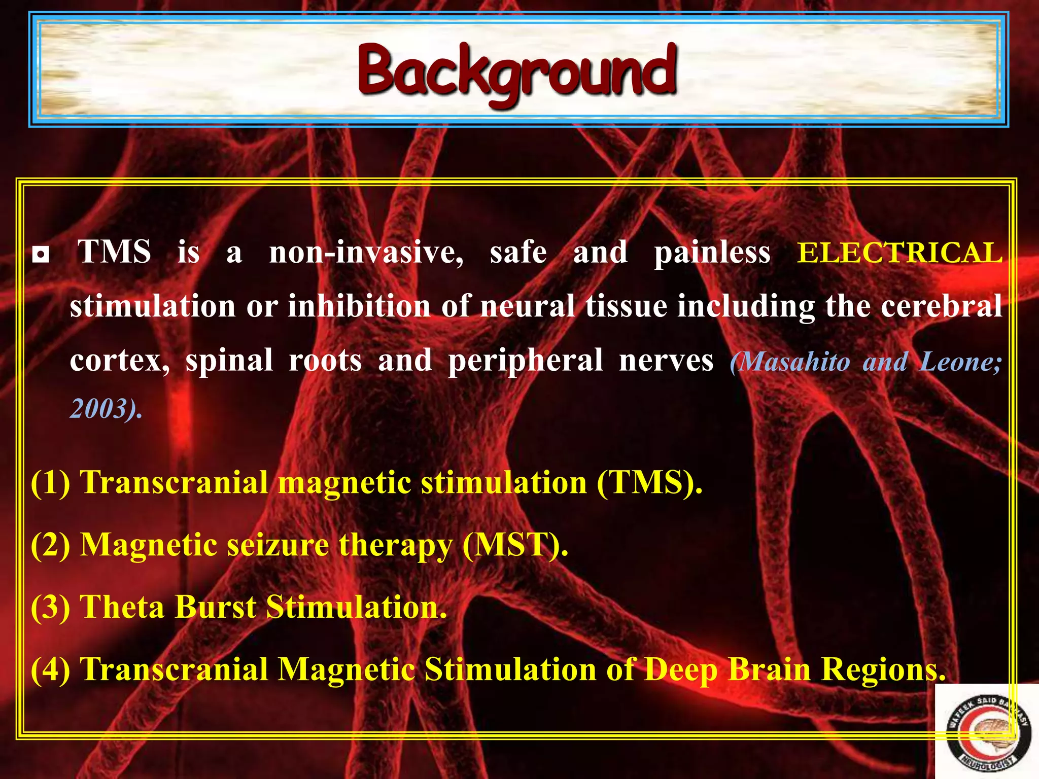 Transcranial Magnetic Stimulation | PPTX