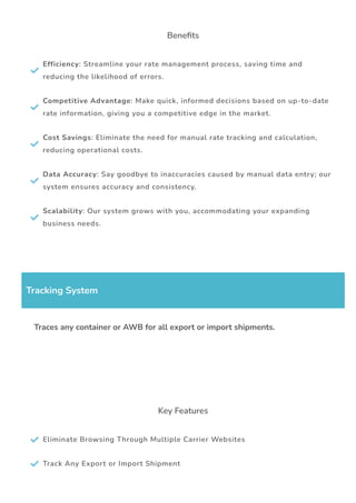 TMS for Freight Forwarders | Shipment Tracking - FreightOscope | PDF