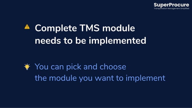 Implementing digital TMS solutions: Myths VS. Facts | PPSX | Business | Business and Finance