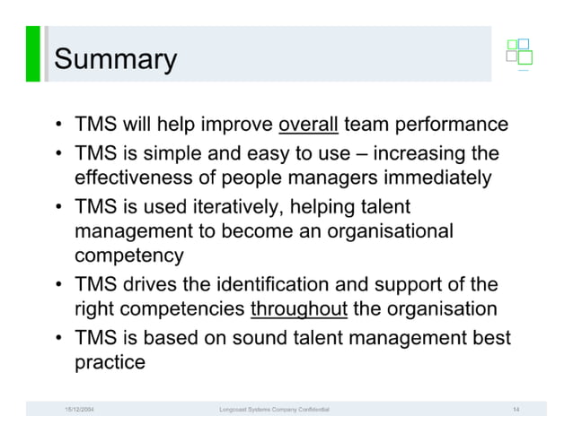 Tms overview | PDF