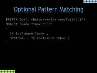 Making Topicmaps SPARQL | PPTX | Databases | Computer Software and Applications