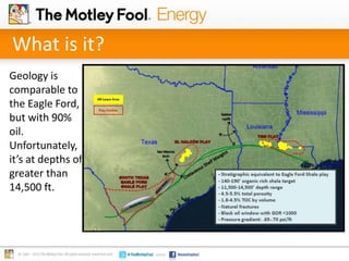 Investing in the Tuscaloosa Marine Shale | PPTX