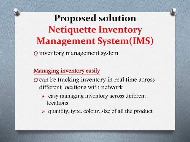ICT COMPETENCY : INVENTORY MANAGEMENT SYSTEM | PPT