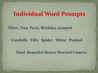 The 100 Word Challenge - Julia Skinner | PPTX