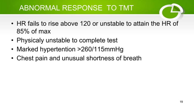 TMT.pptx | Heart and Cardiovascular Diseases | Diseases and Conditions