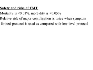 TMT is a test for heart regulation system | PDF