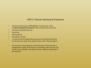 TMT Bars - Rolling practices in steel .pptx
