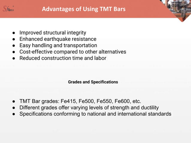 TMT Bars_ Building a Strong Foundation | PPT