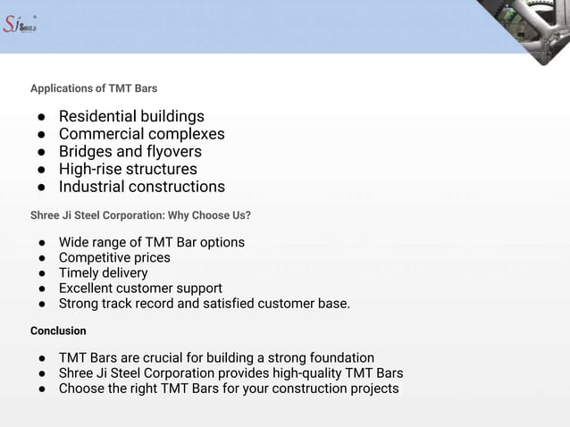 TMT Bars_ Building a Strong Foundation | PPT
