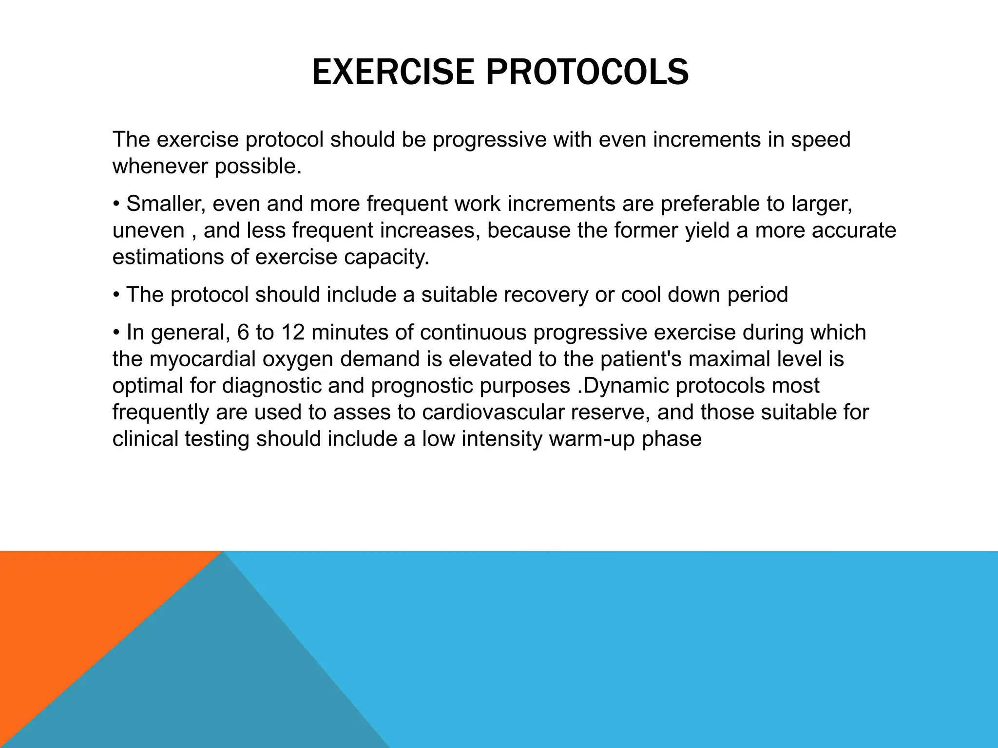 Treadmill stress testing | PPTX