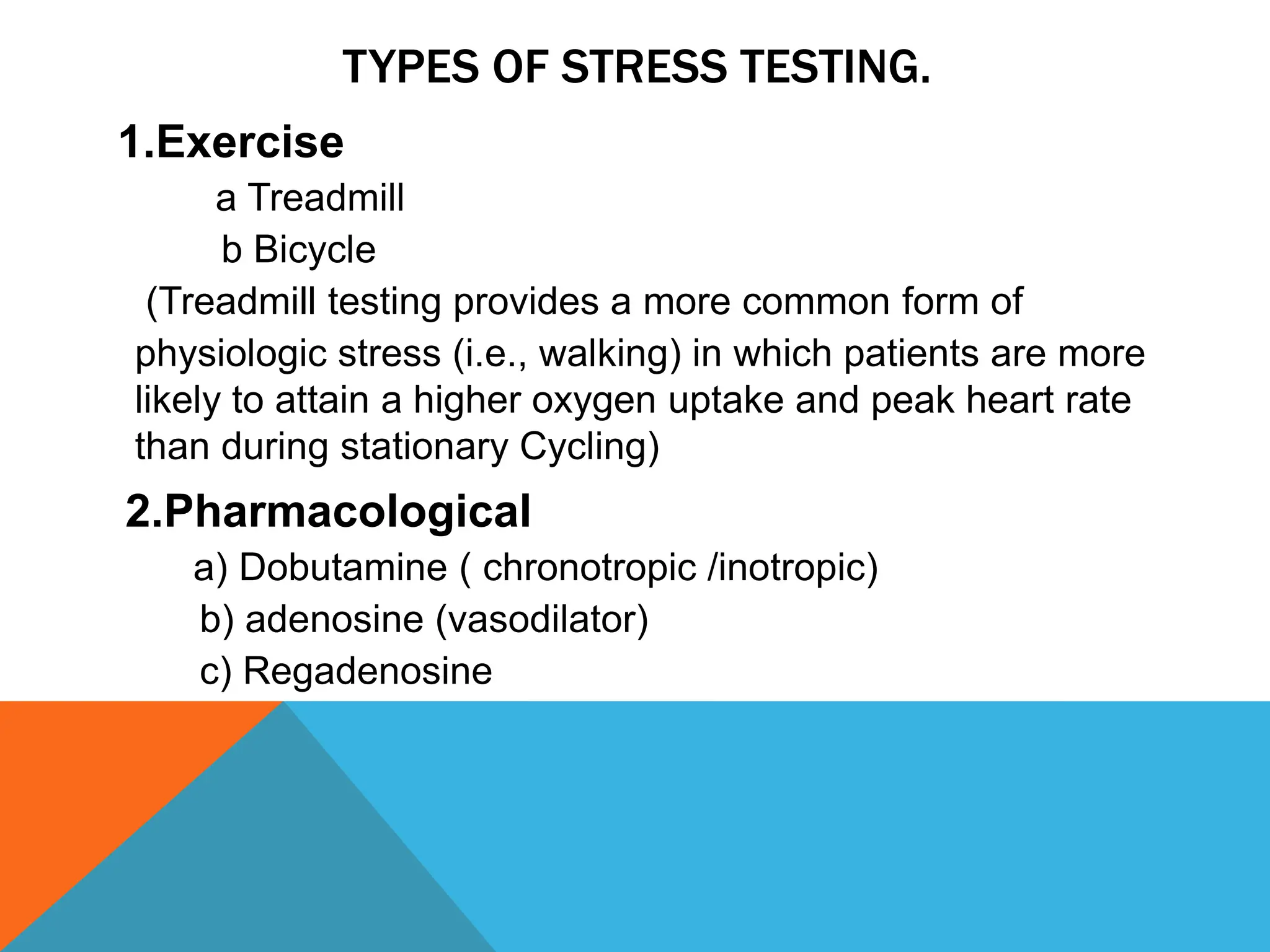 Treadmill stress testing | PPTX