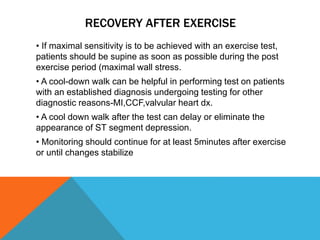 Treadmill stress testing | PPTX
