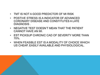 Treadmill stress testing | PPTX