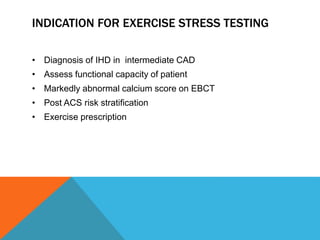 Treadmill stress testing | PPTX