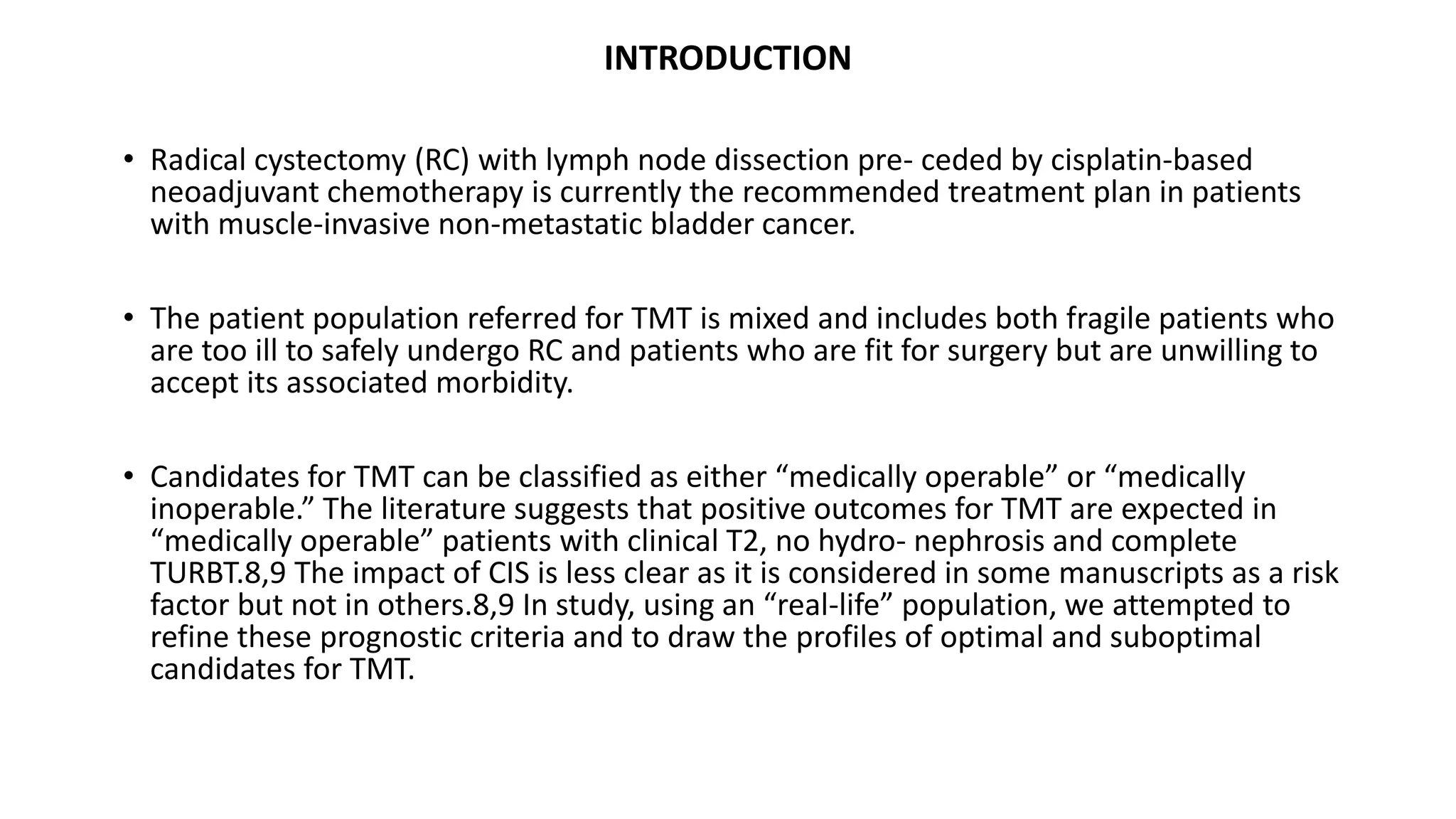 TMT IN BLADDER CANCER.pptx