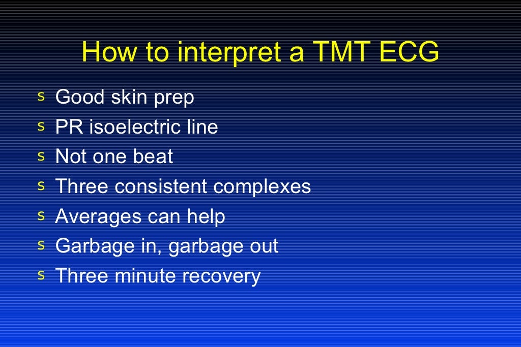 TMT interpretation