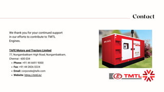 Eicher Tractor Engine | PDF