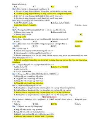 TÓM TẮT LÝ THUYẾT + BÀI TẬP TRẮC NGHIỆM TỪNG BÀI HỌC THEO 4 CẤP ĐỘ HÓA HỌC LỚP 11 CHƯƠNG TRÌNH ...