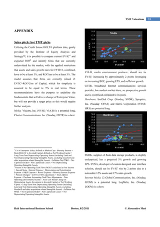 TMT Valuations - Report | PDF