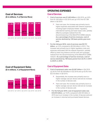 TMUS Q4 2016 Investor Factbook | PDF