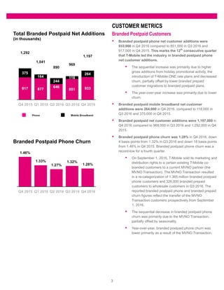 TMUS Q4 2016 Investor Factbook | PDF