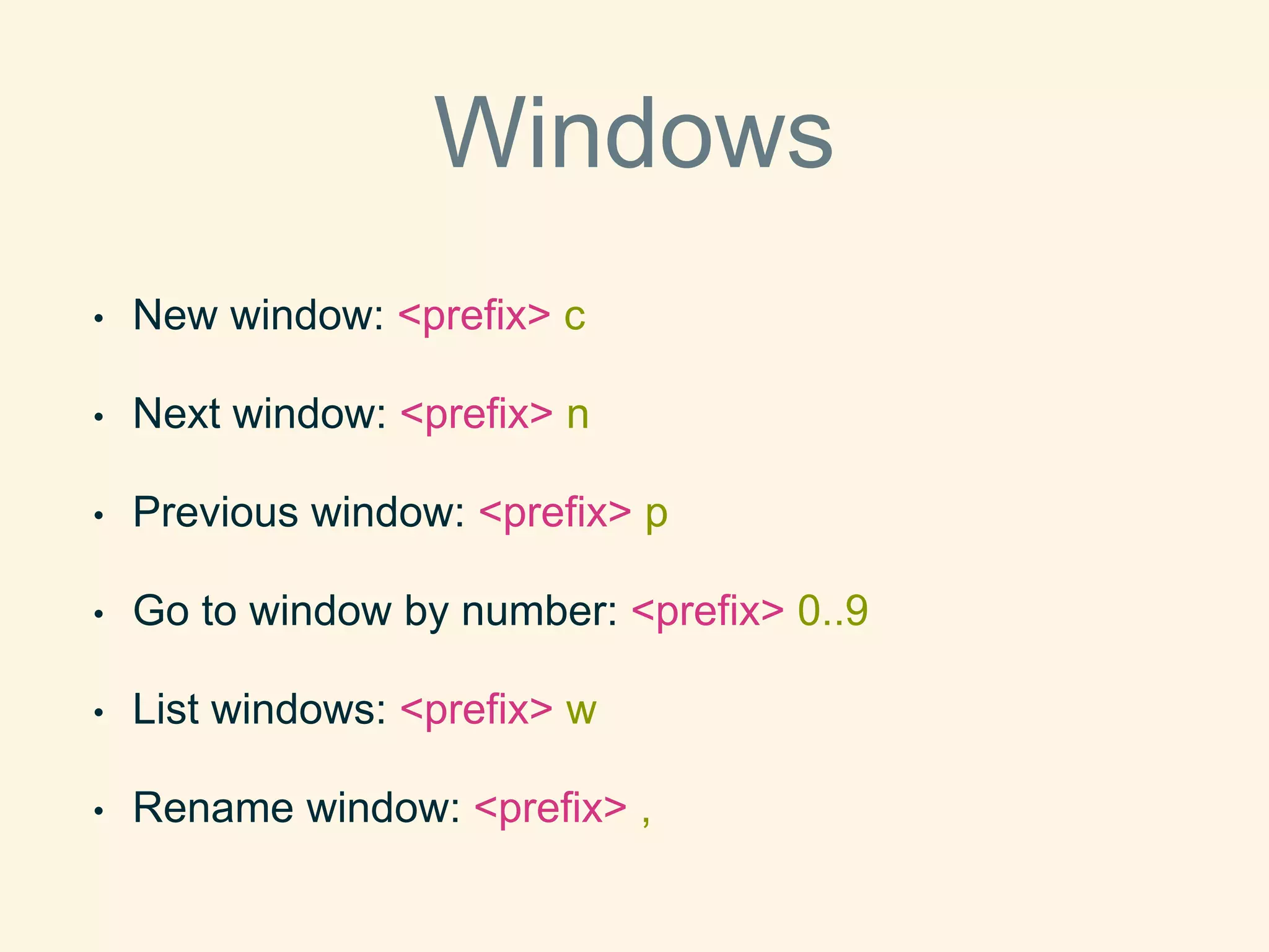 Tmux Development Workflow | PPT