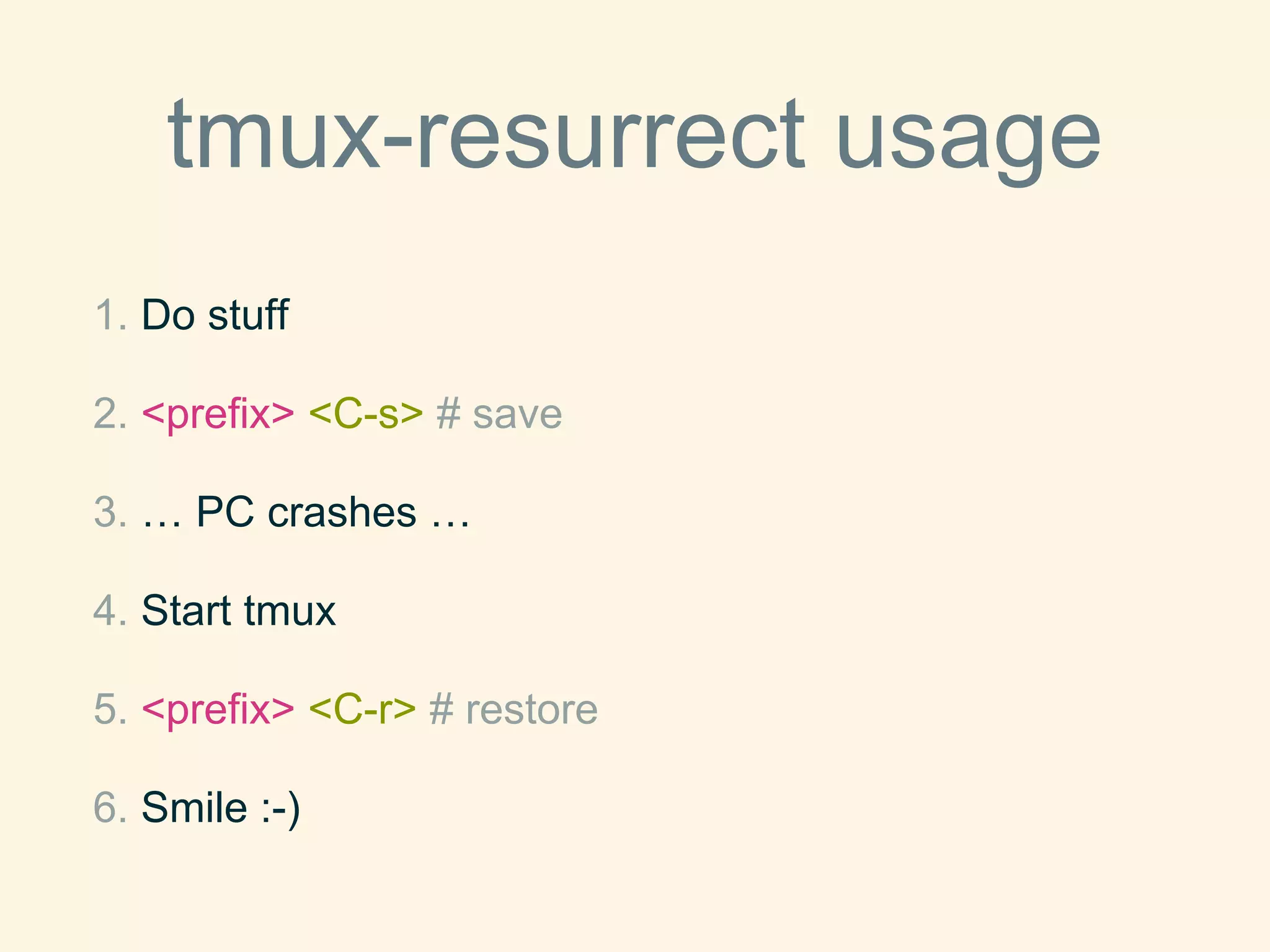 Tmux Development Workflow | PPT