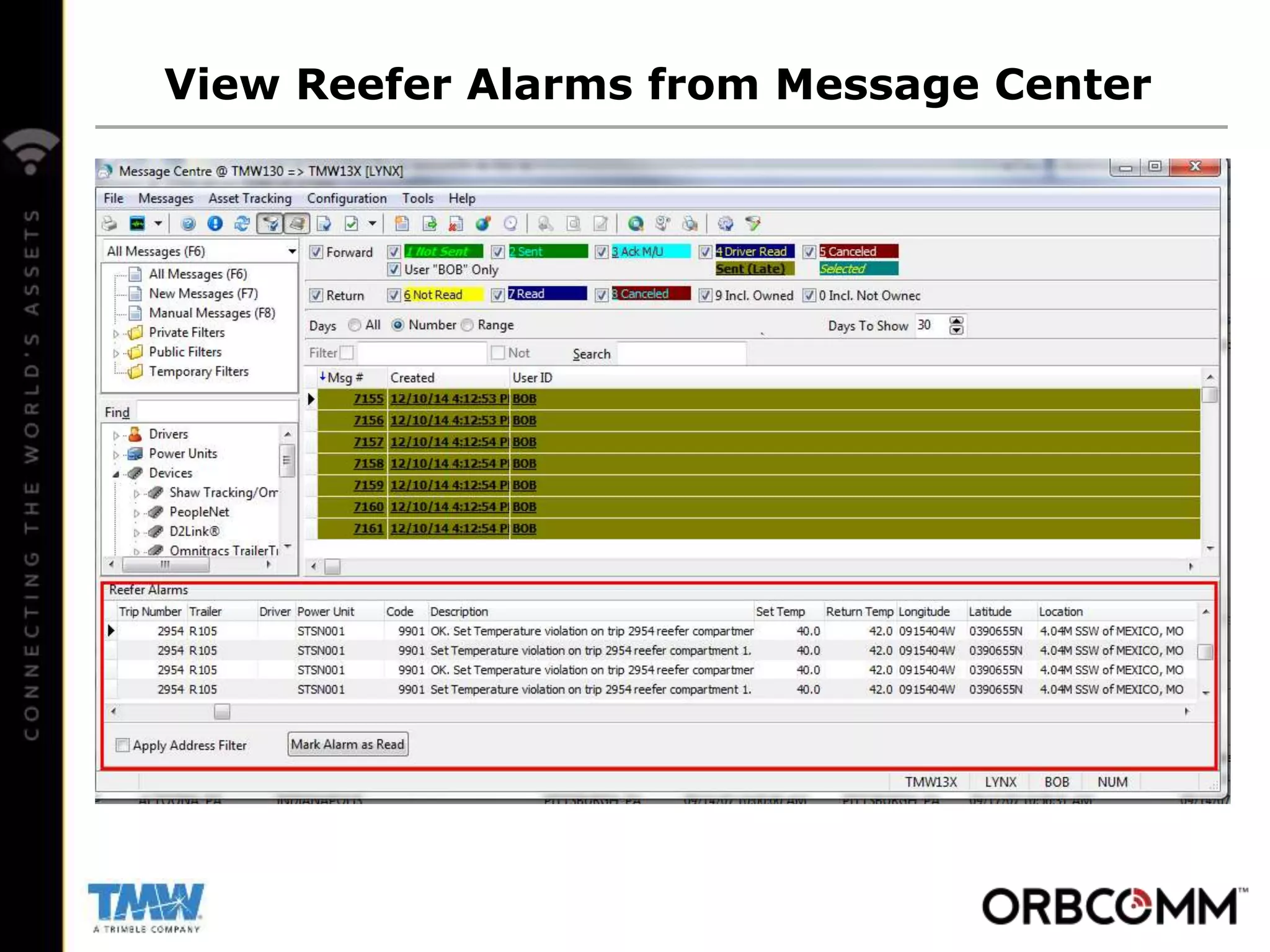 TMW Systems and ORBCOMM Integration | PPTX