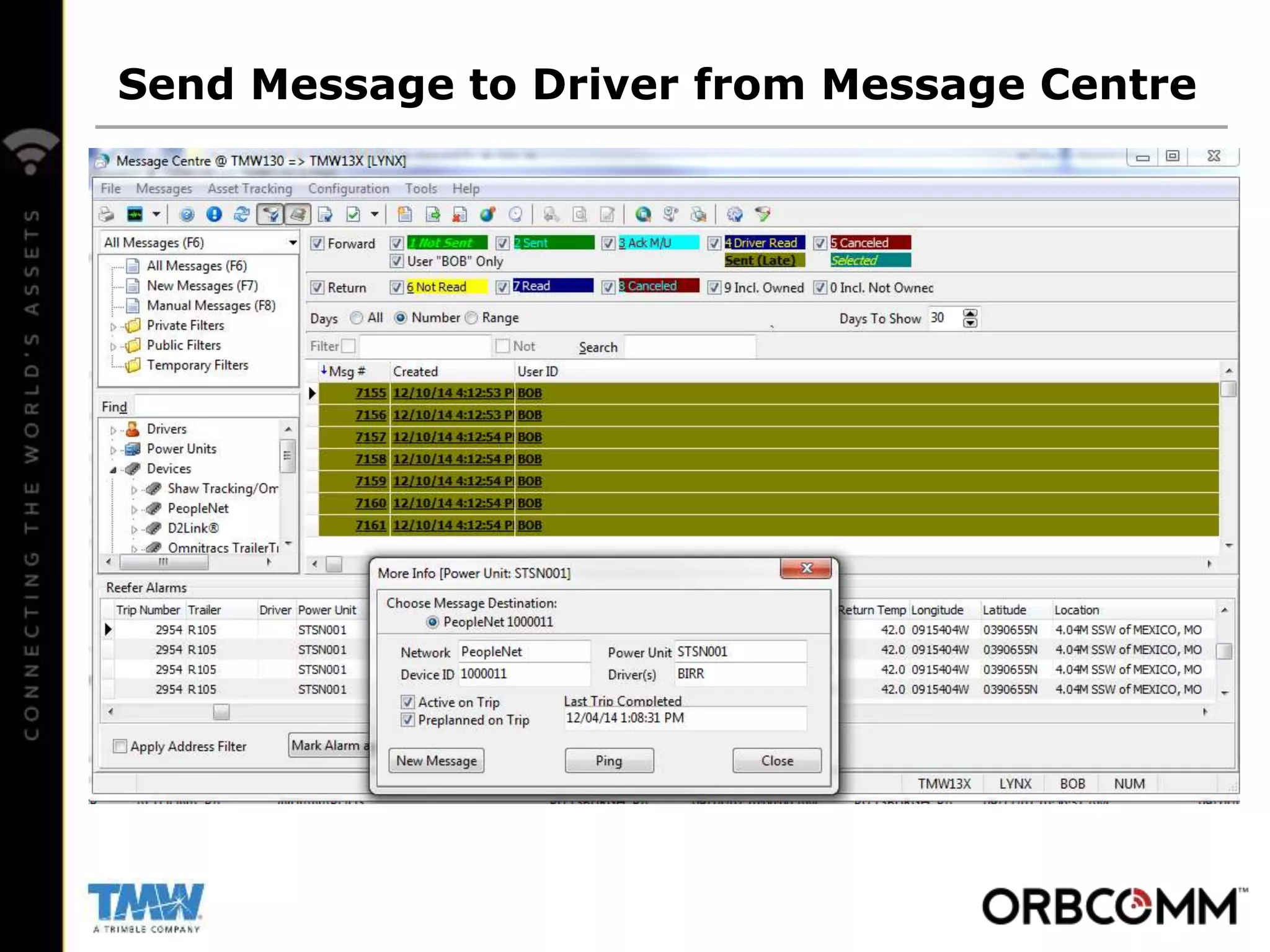 TMW Systems and ORBCOMM Integration | PPTX