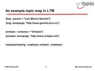 TM/XML - Representing Topic Maps in XML | PPT