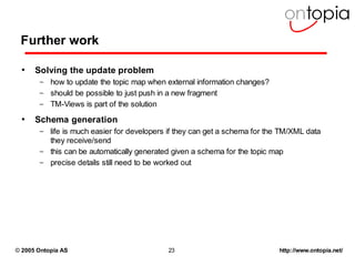 TM/XML - Representing Topic Maps in XML | PPT