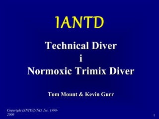 Tmx normoxic prezentacja iantd | PPT
