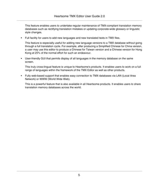 Heartsome Europe TMX Editor | PDF