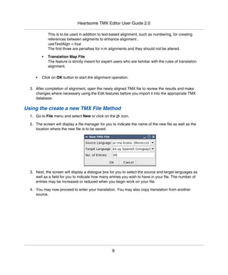 Heartsome Europe TMX Editor | PDF