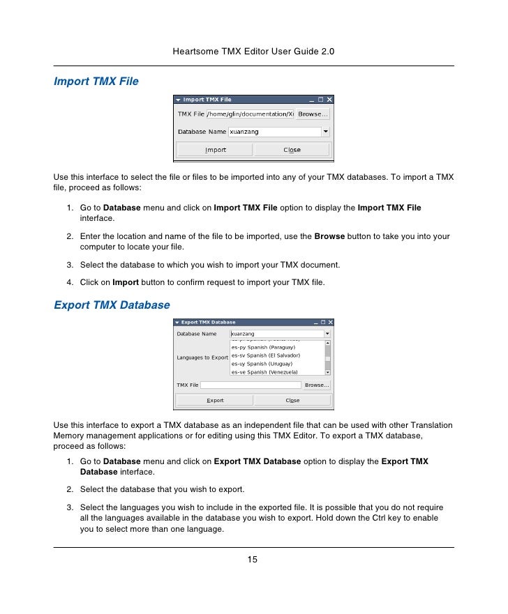 Heartsome Europe TMX Editor