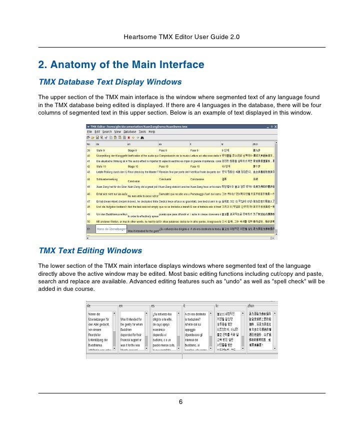 Heartsome Europe TMX Editor