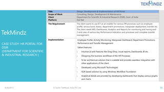 TekMindz dot net_capabilities | PPT