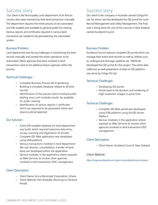 Adavanced GIS Solution | PDF