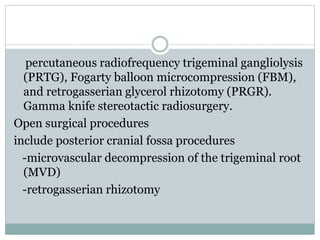 Trigeminal Neuralgia | PPT