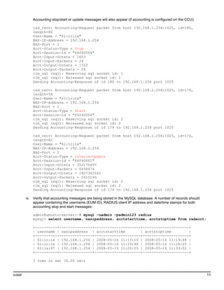 Tn068 f -_freeradius_and_mysql_linux_configuration_v1.6.2 | PDF