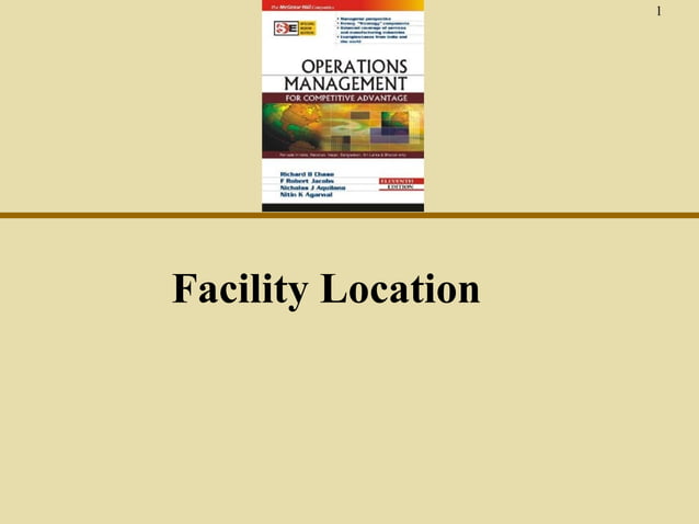 Tn11 facility+location | PPT