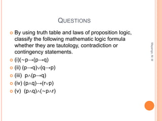 Tn 110 lecture 2 logic | PPT