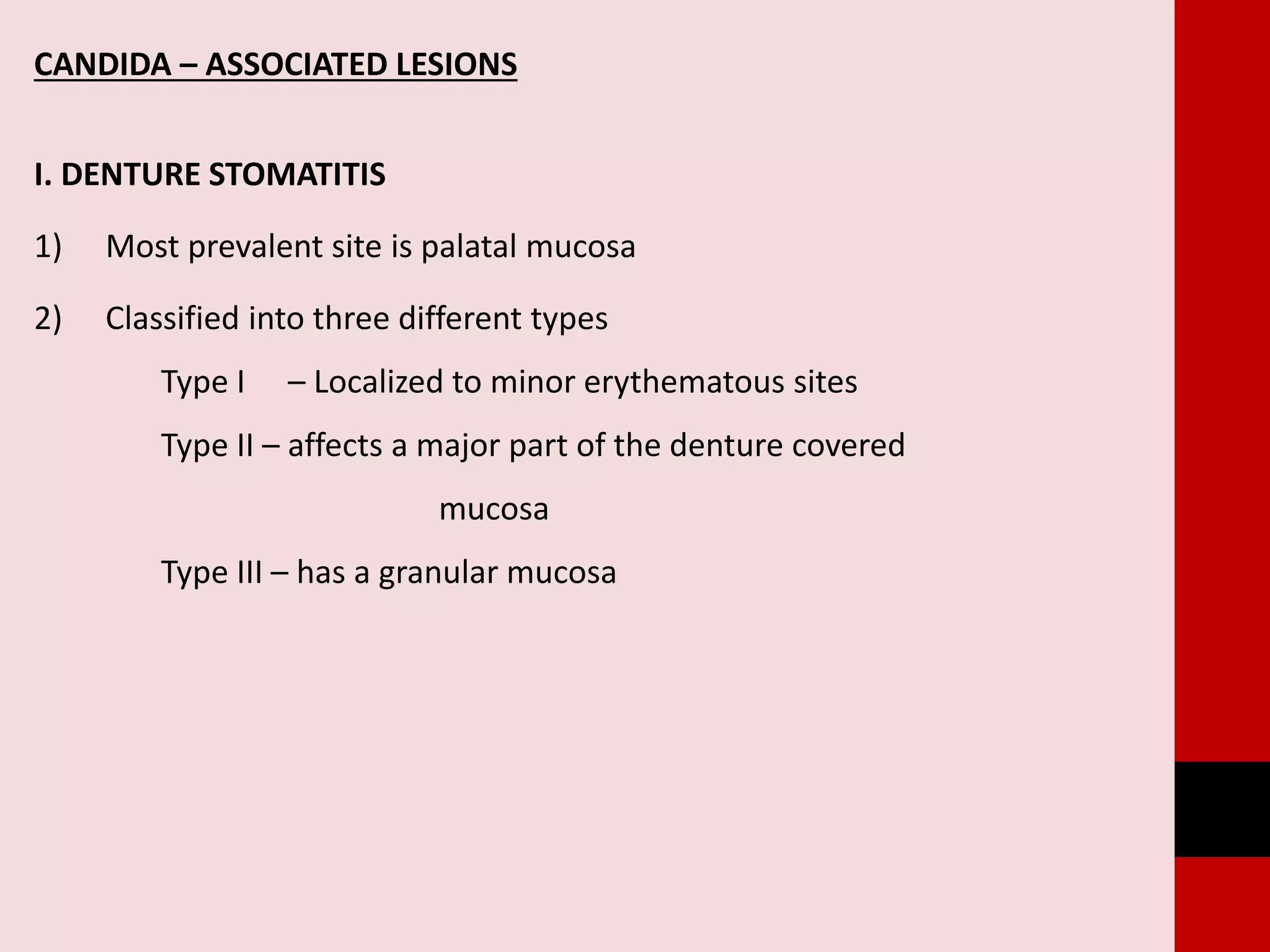 red and white lesions of oral cavity | PPTX