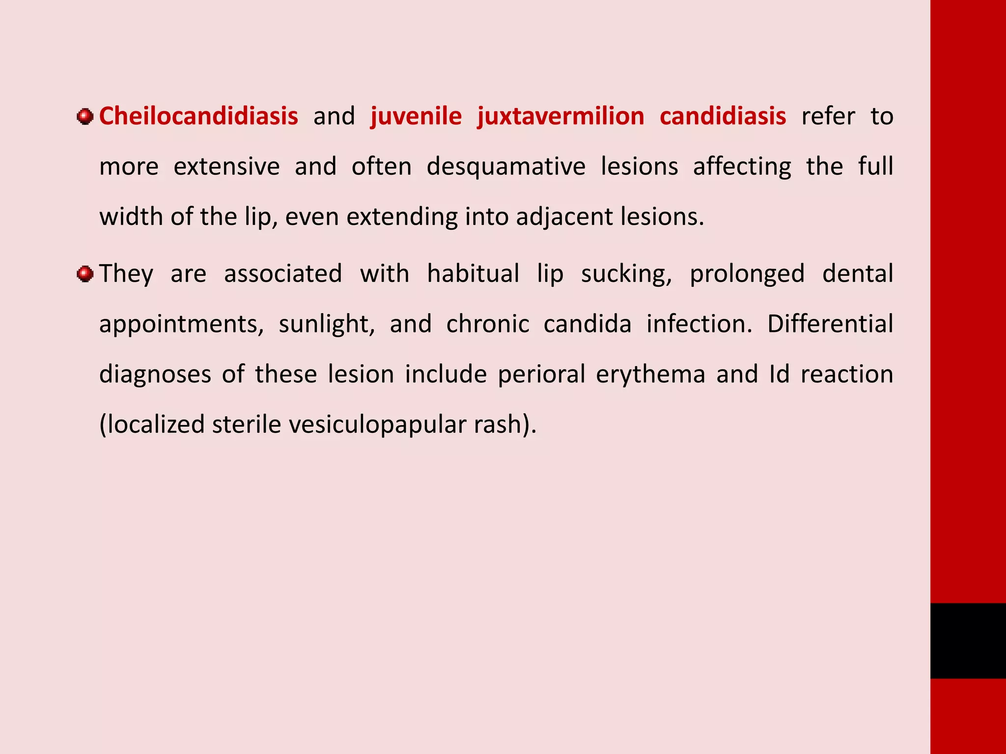 red and white lesions of oral cavity | PPTX