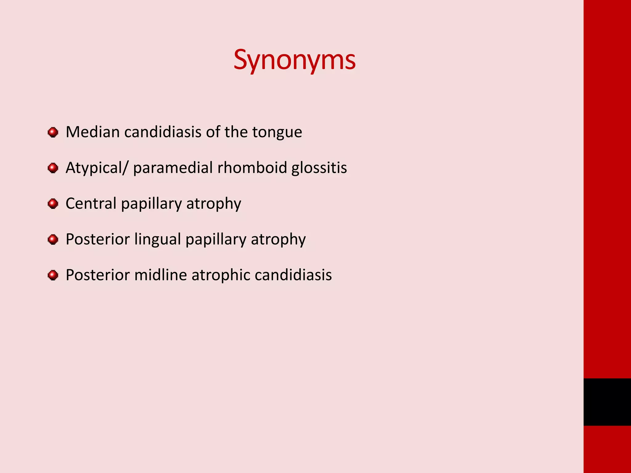 red and white lesions of oral cavity | PPTX