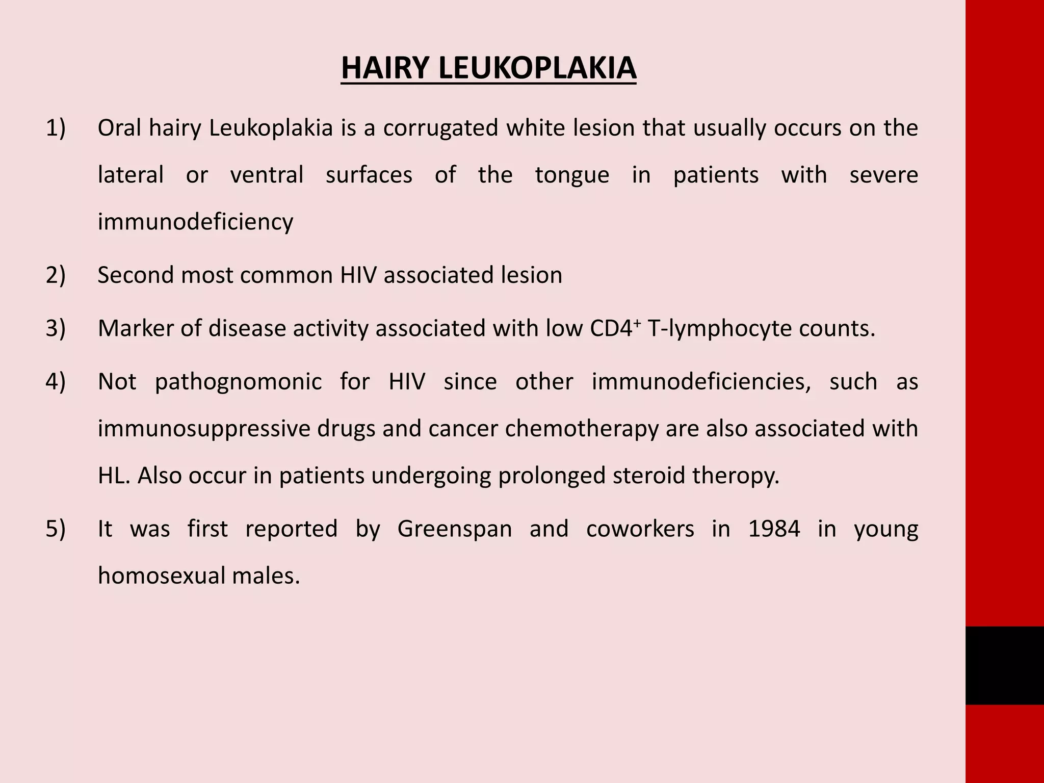red and white lesions of oral cavity | PPTX